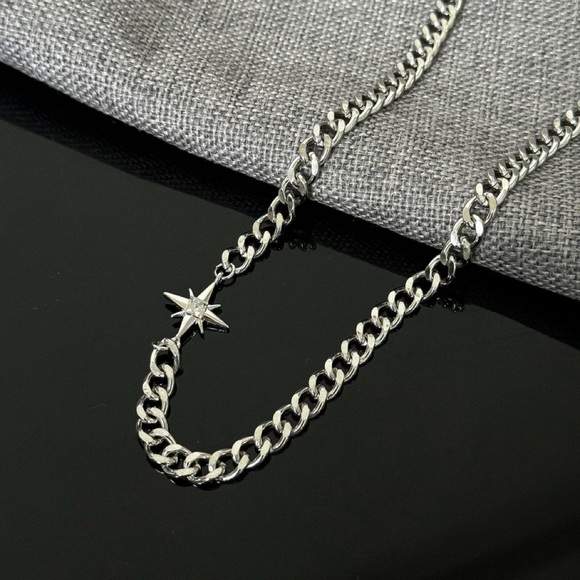 Accessories | Star Link Chain Necklace For Men Women Streetwear Unisex ...